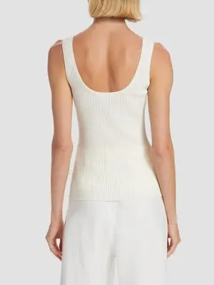 Zimmermann Scoopneck Rib-knit Tank