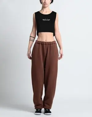 HAPPINESS Sleeveless Knit Crop Top