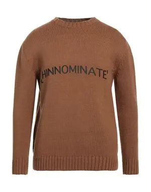HINNOMINATE Sweater In Wool And Acrylic - Brown