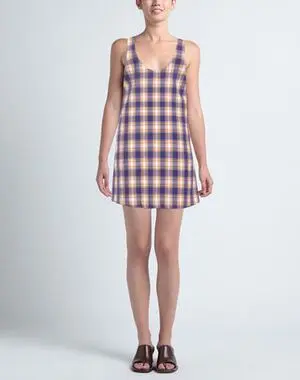 VICOLO Overalls In Tartan Pattern