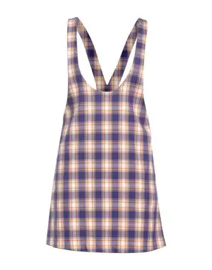 VICOLO Overalls In Tartan Pattern