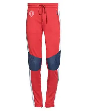 BIKKEMBERGS Pants Size Polyester, Cotton - Red