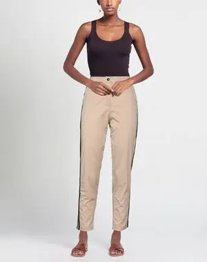 SHOPART Cotton, Polyamide, Elastane Chinos With Side Seam Stripes