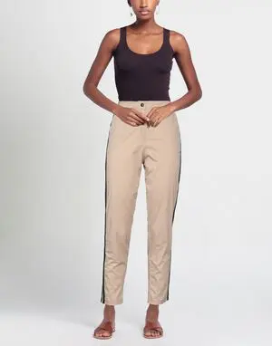 SHOPART Cotton, Polyamide, Elastane Chinos With Side Seam Stripes