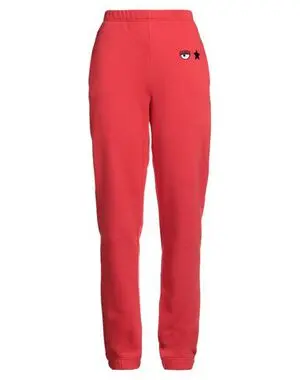 CHIARA FERRAGNI Pants Size Cotton - Red