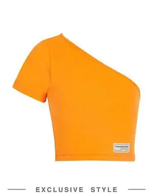 THE GIVING MOVEMENT X YOOX Top Recycled Polyester And Recycled Elastane - Orange