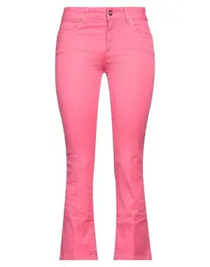 FRACOMINA Flared Cotton-blend Trousers - Pink