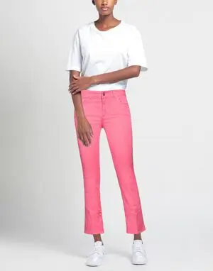 FRACOMINA Flared Cotton-blend Trousers - Pink