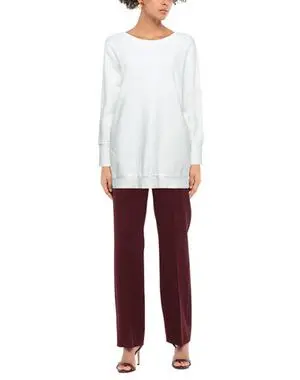 Crossley Sweatshirt Midnight Size Cotton - White