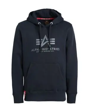 Alpha Industries ALPHA INDUSTRIES Military Cotton Polyester Hooded Sweatshirt Blue