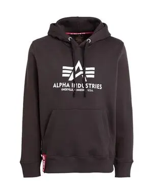 Alpha Industries ALPHA INDUSTRIES Military Cotton Polyester Hooded Sweatshirt Brown