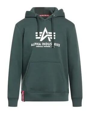 Alpha Industries ALPHA INDUSTRIES Military Cotton Polyester Hooded Sweatshirt Deep Jade