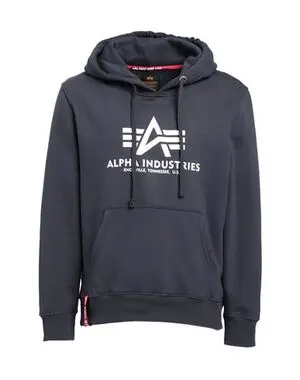 Alpha Industries ALPHA INDUSTRIES Military Cotton Polyester Hooded Sweatshirt Navy Blue