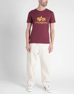 Alpha Industries T-shirt Size Cotton - Red