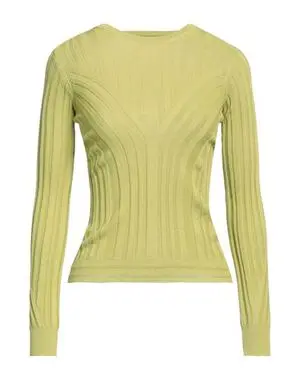 High Knitted Sweater - Green
