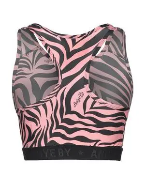 ANIYE BY Zebra-print Crop Top - Pink