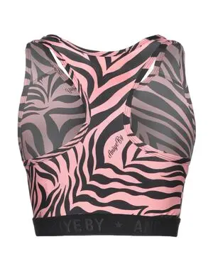 ANIYE BY Zebra-print Crop Top - Pink