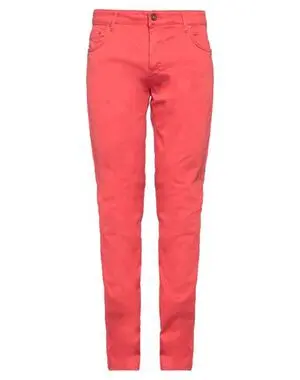 HANDPICKED Straight Leg Pants - Tomato Red