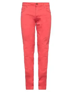 HANDPICKED Straight Leg Pants - Tomato Red