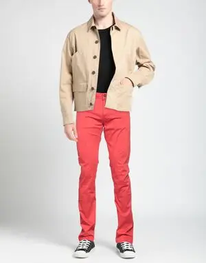 HANDPICKED Straight Leg Pants - Tomato Red