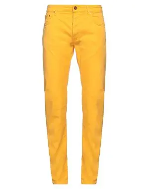 HANDPICKED Straight Leg Pants - Yellow