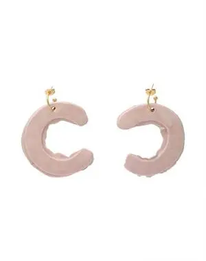 LEVENS JEWELS C Hoop Earrings - Pink