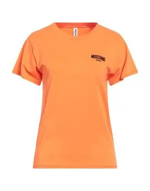 Moschino MOSCHINO Cotton Elastane Crewneck T-shirt Orange