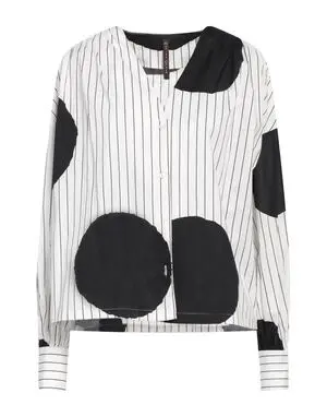 MANILA GRACE Striped Cotton Elastane Shirt