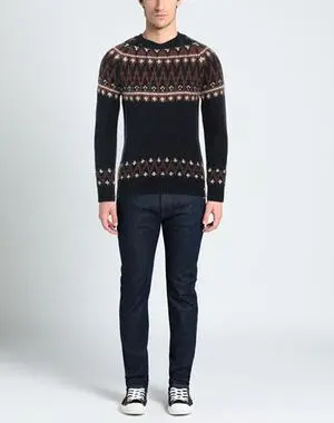 BROOKSFIELD Multicolor Patterned Sweater - Blue