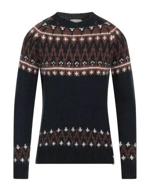 BROOKSFIELD Multicolor Patterned Sweater - Blue