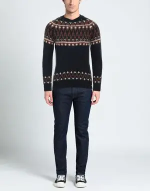 BROOKSFIELD Multicolor Patterned Sweater - Blue