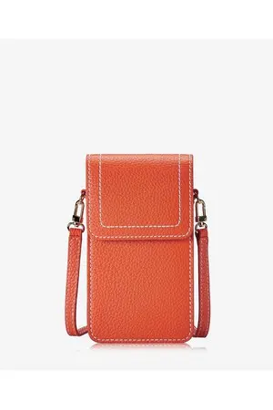 Gigi New York Liv Phone Crossbody - Orange