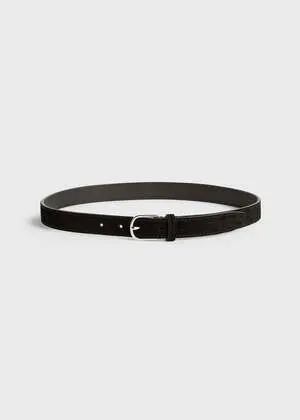 TOTEME Slim Suede Belt