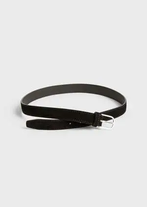 TOTEME Slim Suede Belt