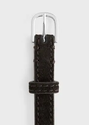 TOTEME Thin Suede Belt