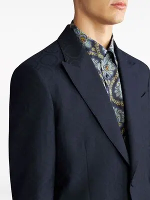 Etro Peak-lapel Single-breasted Blazer