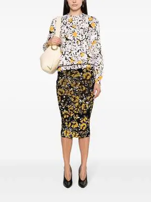 LANVIN Floral-print Cotton Sweatshirt