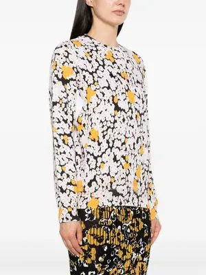LANVIN Floral-print Cotton Sweatshirt