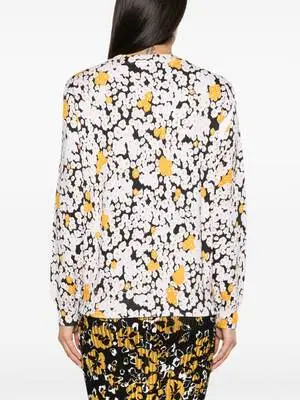 LANVIN Floral-print Cotton Sweatshirt