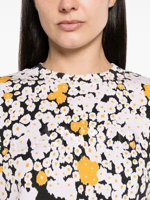 LANVIN Floral-print Cotton Sweatshirt