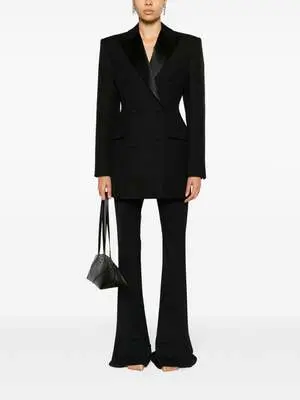 Wardrobe.NYC Fitted Waistline Double-breasted Blazer Dress