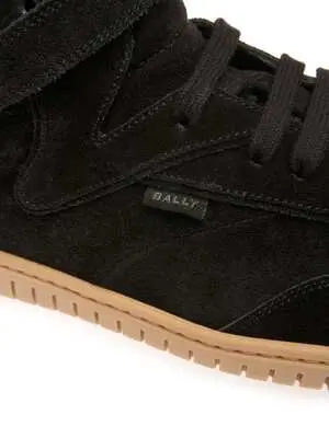 Bally Player Suede High-top Sneakers - Black