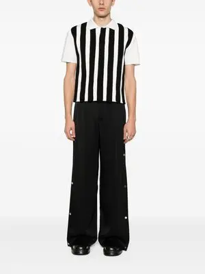 Amiri Logo-plaque Straight-leg Trousers