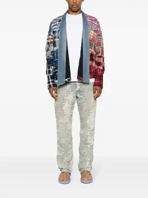 GREG LAUREN Panelled Cotton Jacket