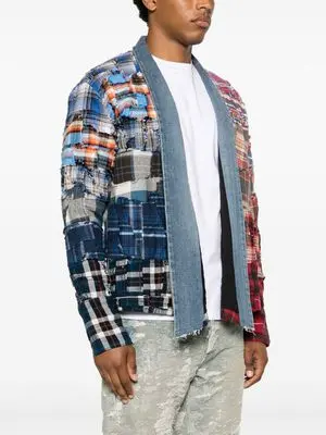 GREG LAUREN Panelled Cotton Jacket