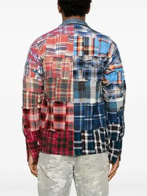GREG LAUREN Panelled Cotton Jacket