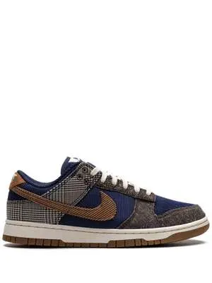 Nike Dunk Low Tweed Corduroy Sneakers - Blue