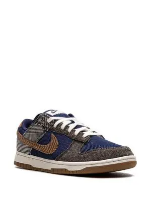 Nike Dunk Low Tweed Corduroy Sneakers - Blue
