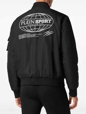 PLEIN SPORT Multi-pocket Bomber Jacket