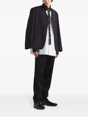 Prada Deconstructed Cotton Shirt